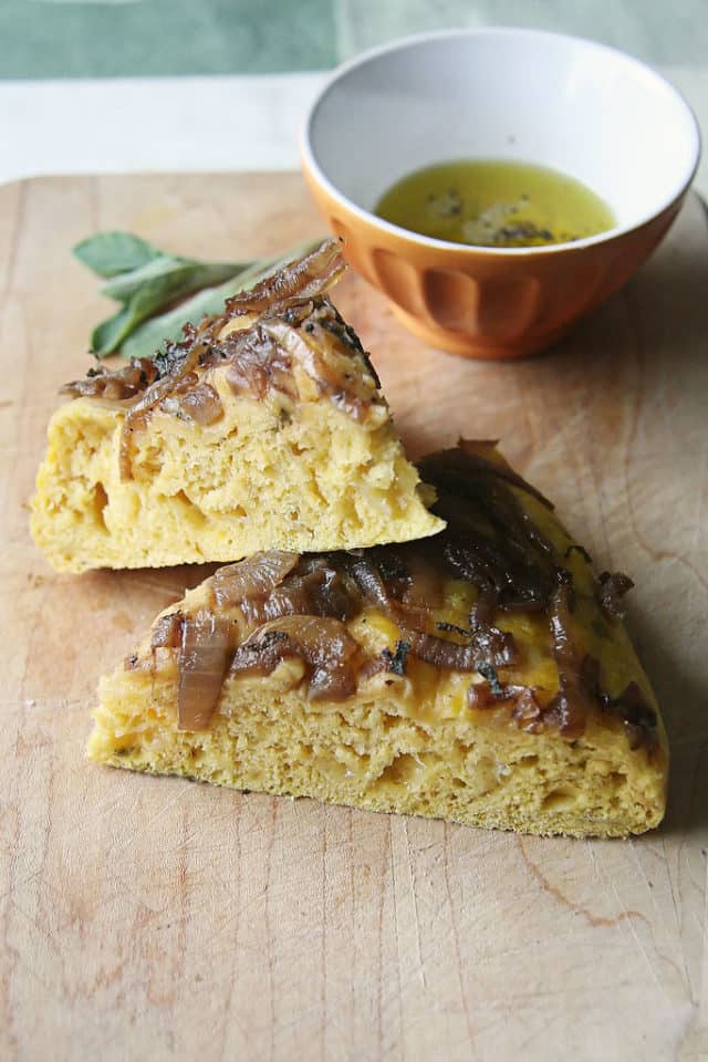 Fall Flavours: Pumpkin Sage Focaccia - Crumb: A Food Blog