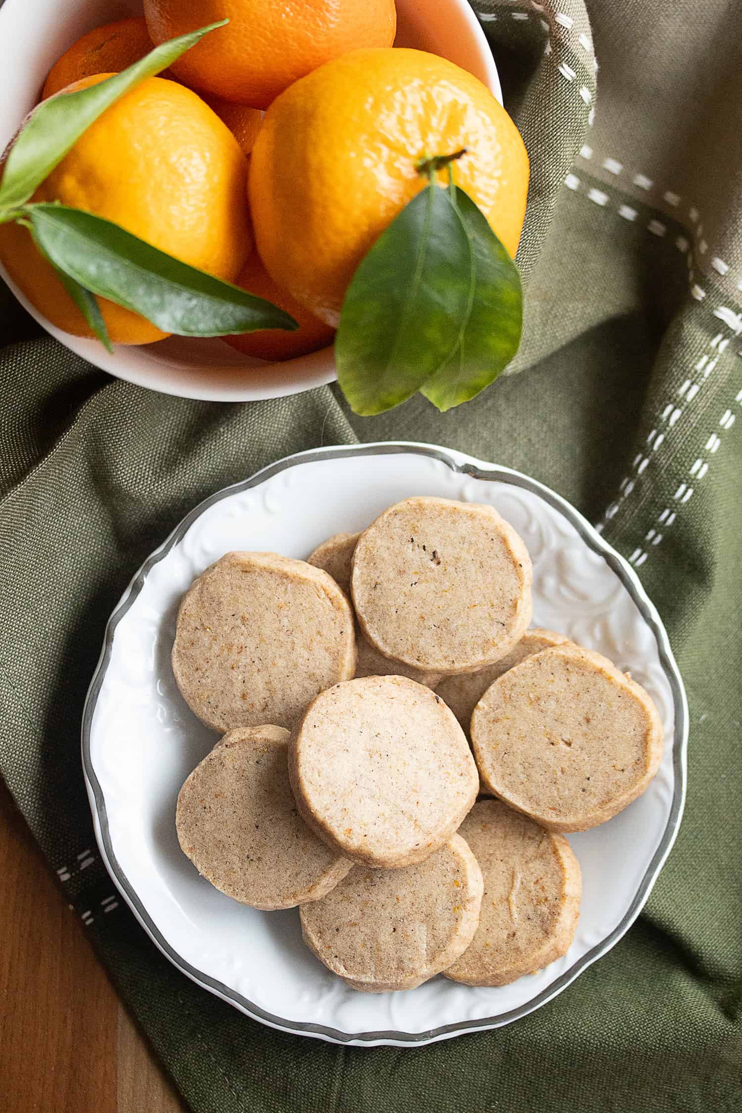 Orange-Spice Shortbread Cookies - Crumb: A Food Blog