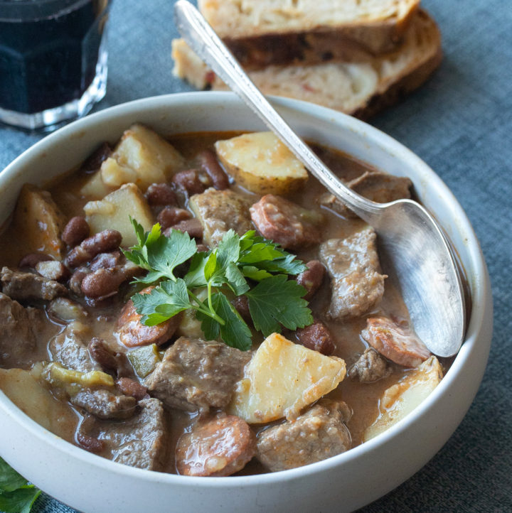 Portuguese Beef Stew with Chourico - Crumb: A Food Blog